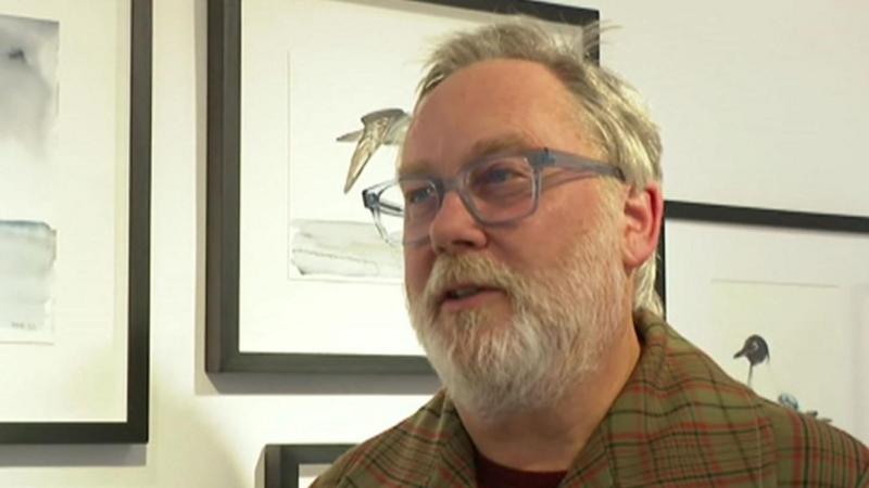 Jim Moir, better known as Vic Reeves, brings bird art to Harrogate ...