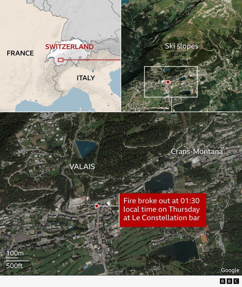 What we know about the Switzerland ski resort fire - BBC News