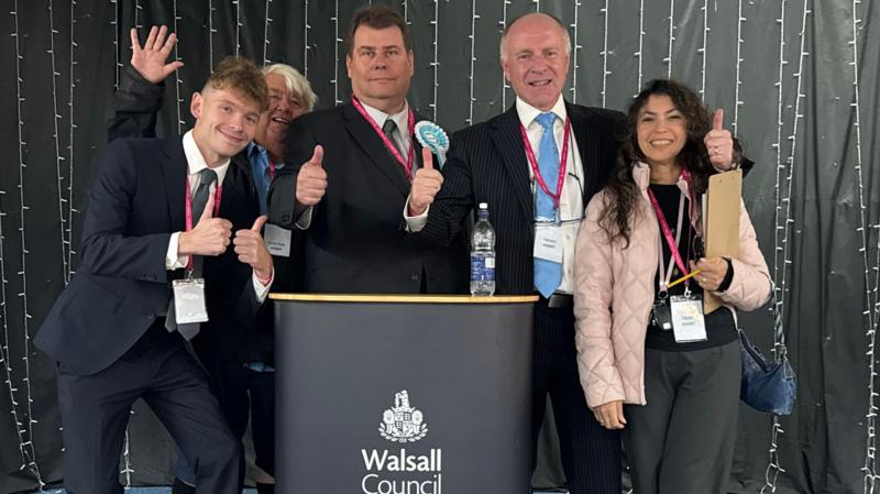 Reform UK wins first seat on Walsall Council - BBC News
