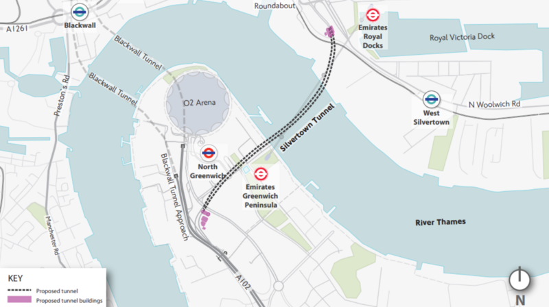 Silvertown tunnel opens on 7 April and Blackwall tolls also start - BBC ...