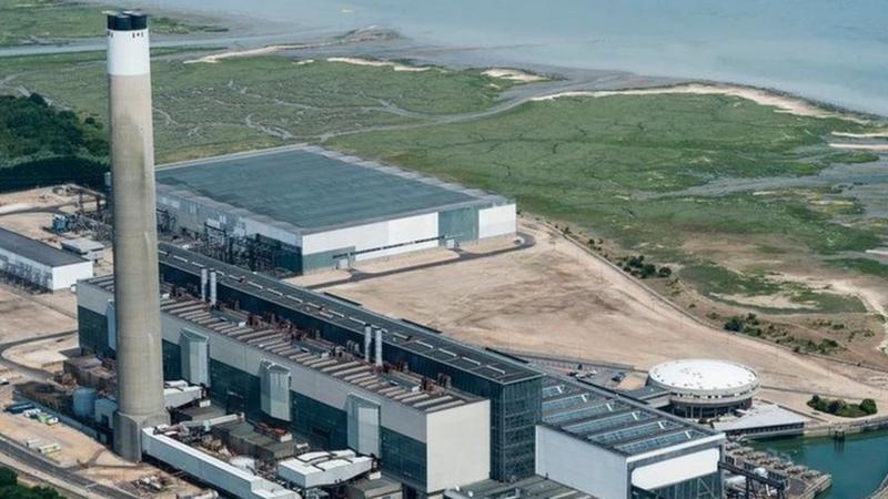 Hydrogen plan for former Fawley Power Station goes on show - BBC News