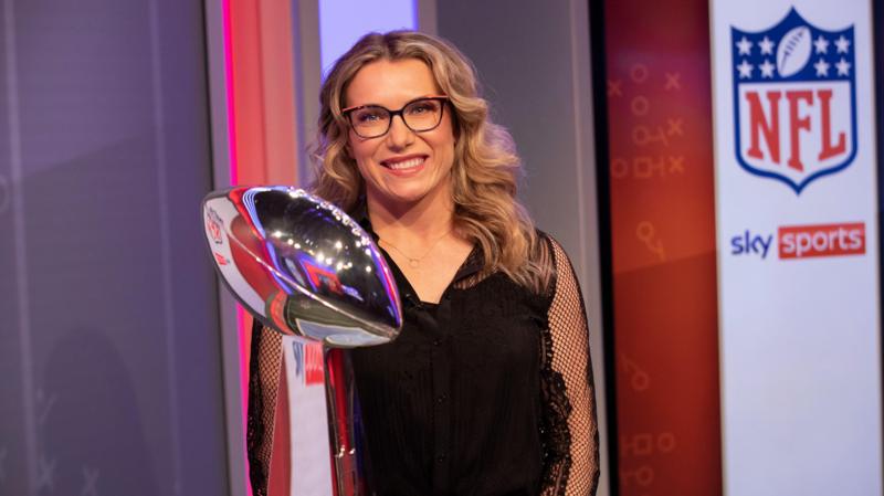 Phoebe Schecter: NFL broadcaster turned flag football player - BBC Sport