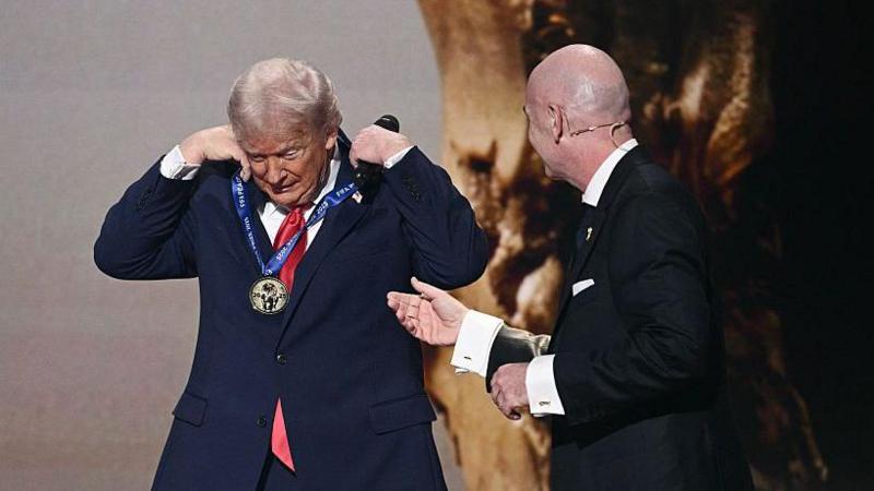 Donald Trump: US president named inaugural Fifa Peace Prize winner ...