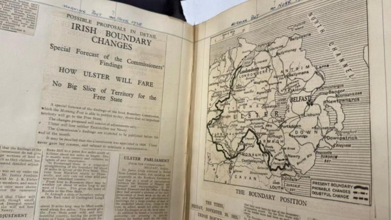 Irish border: A century since it was confirmed - what happened? - BBC News