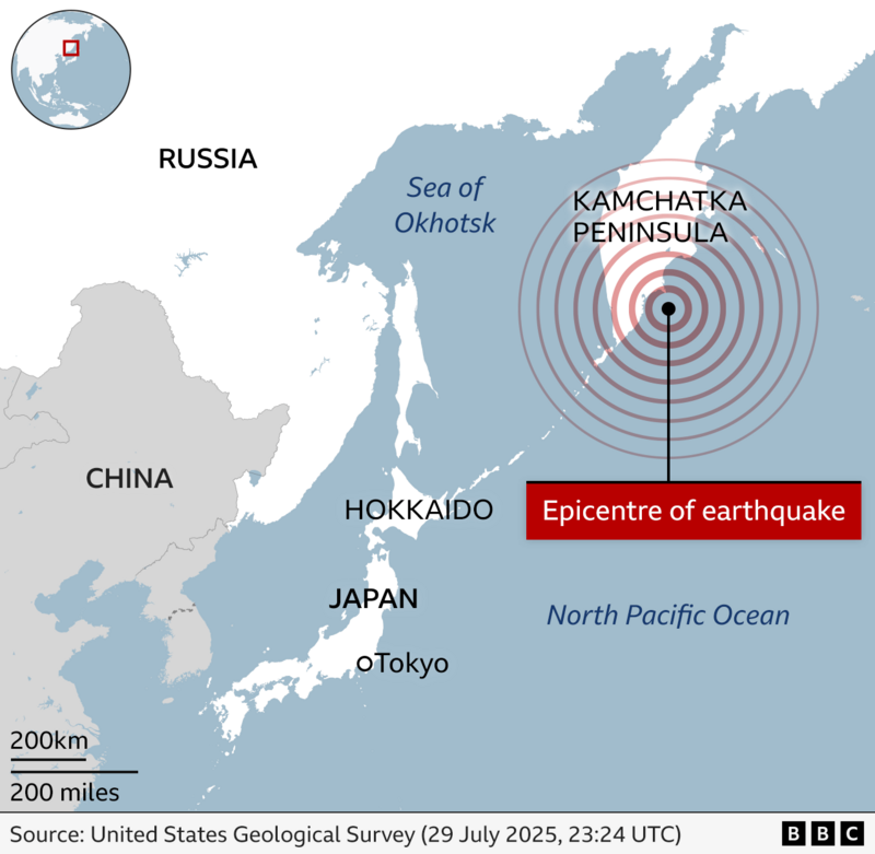 What we know as tsunami alerts issued after massive Russia earthquake ...