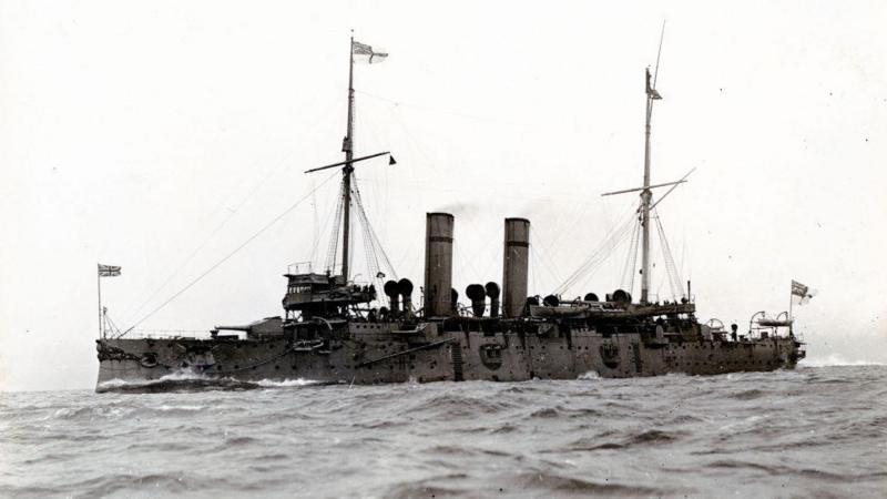 Shipwreck confirmed as lost WW1 warship HMS Hawke - BBC News