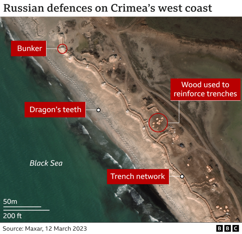 Ukraine war: Satellite images reveal Russian defences before major ...