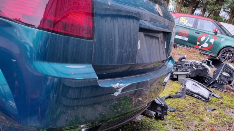 Rare MG Rover prototypes parked outside old Longbridge car plant - BBC News