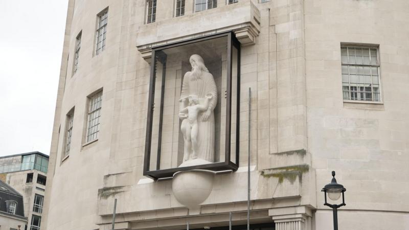 BBC unveils restored controversial Eric Gill statue - BBC News