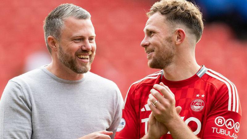 Thelin & Devlin make it awards double for Dons - BBC Sport