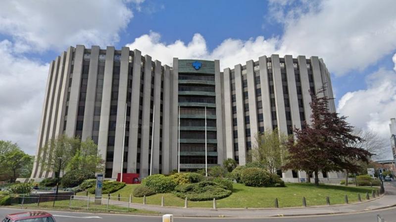 Barclays House: Landmark building in Poole earmarked for flats - BBC News