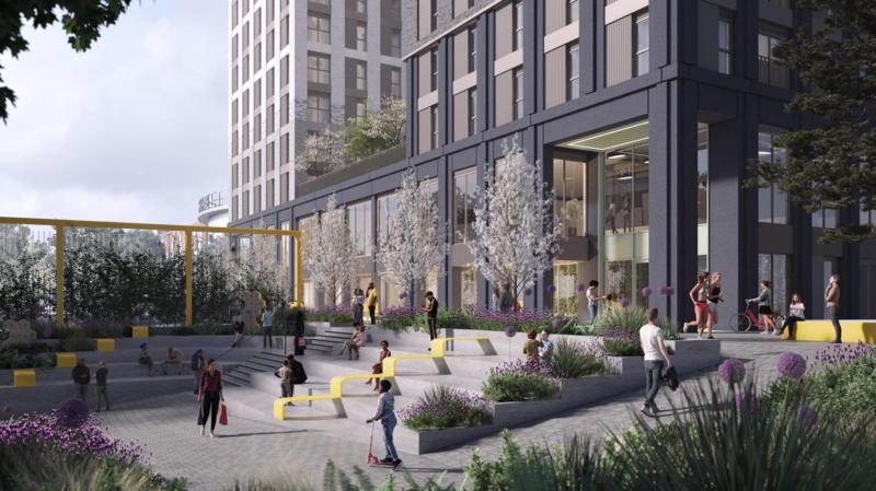 Tower blocks with 285 flats approved for Milton Keynes - BBC News