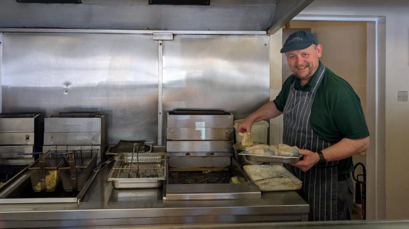 Fish and chip shop owner's concern as prices 'escalating quickly' - BBC ...