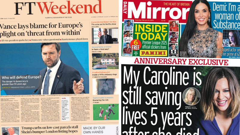 UK newspapers - BBC News