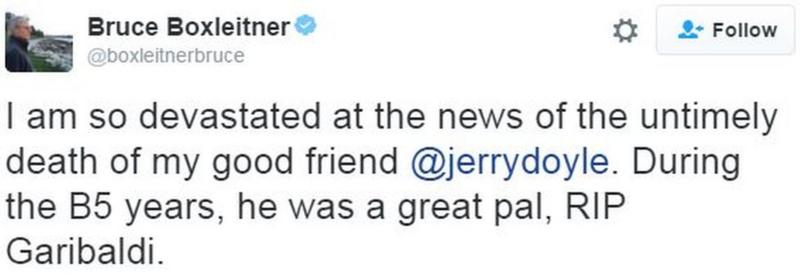 Babylon 5 actor Jerry Doyle dies aged 60 - BBC News