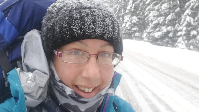 Ursula Martin completes 5,000-mile Ukraine to Wales walk - BBC News