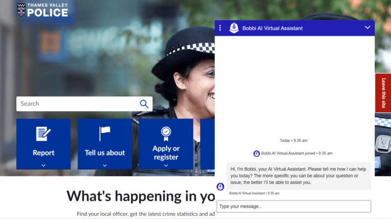 Police trial use of AI chatbot to ease pressure on call handlers - BBC News