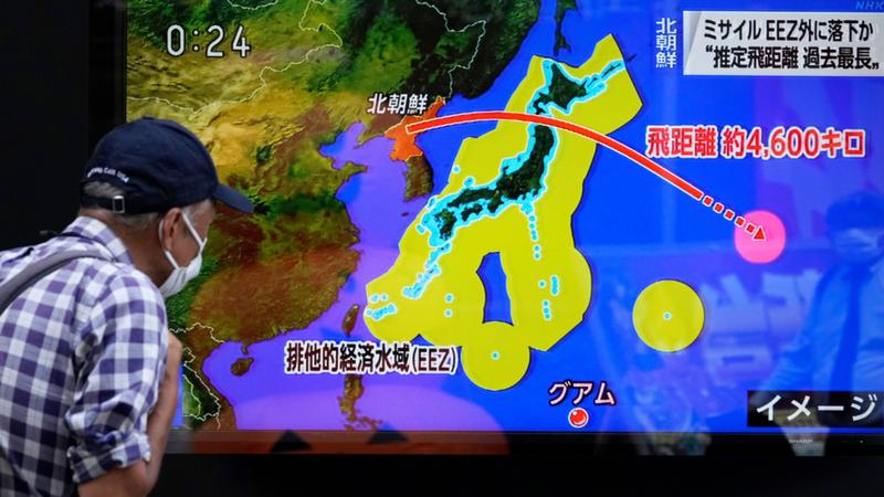 North Korea fires ballistic missile over Japan - BBC News