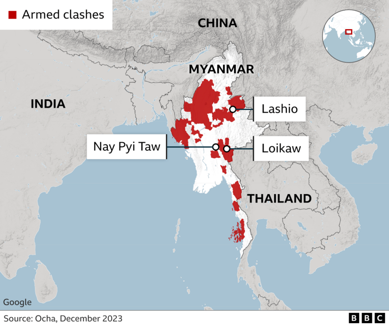 Myanmar's military government enforces conscription law - BBC News