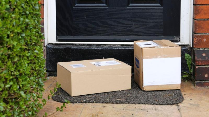 'Dumped' Evri parcel deliveries prompt responses by MPs - BBC News