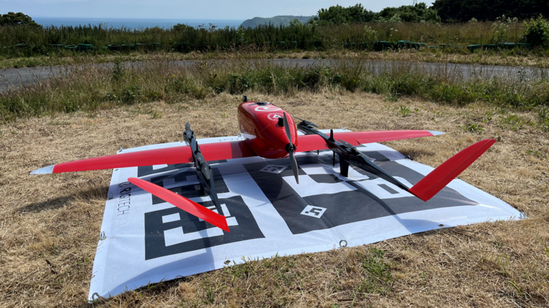 Jersey Airport: Drones flown in and out alongside crewed aircraft - BBC ...