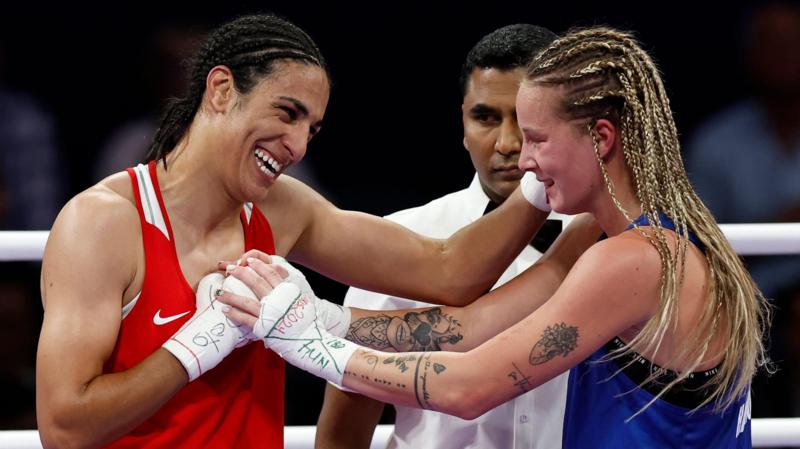 Imane Khelif wins again in Olympic boxing to guarantee medal at Paris ...