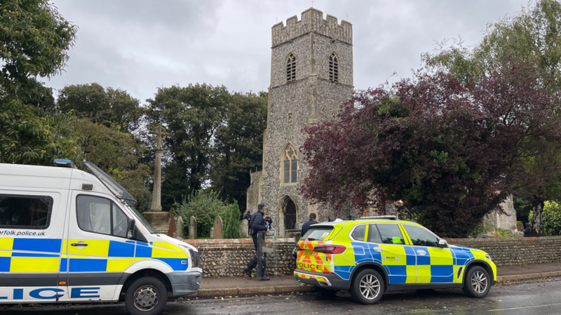 Police arrest man after 25-hour Overstrand church stand-off - BBC News