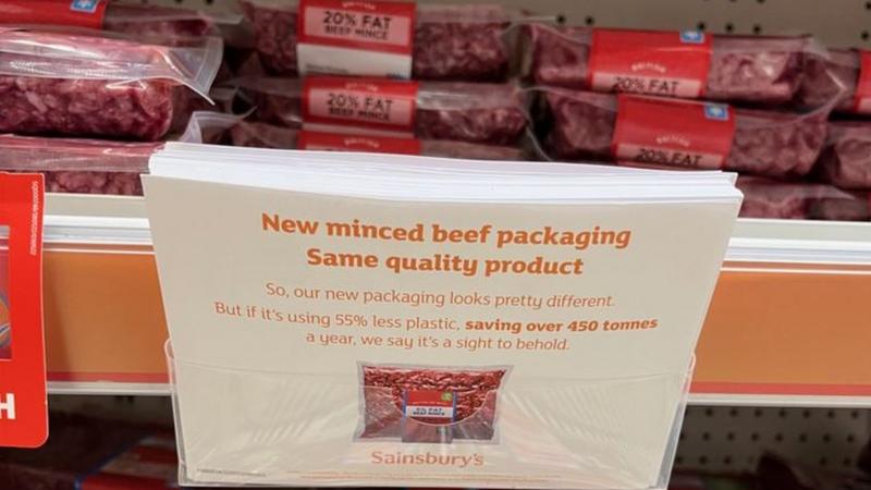 Sainsbury's defends vac-pack mince after complaints - BBC News