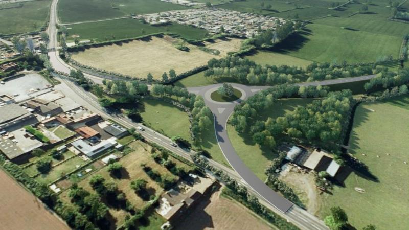 Long-awaited Banwell Bypass to cost millions more than planned - BBC News