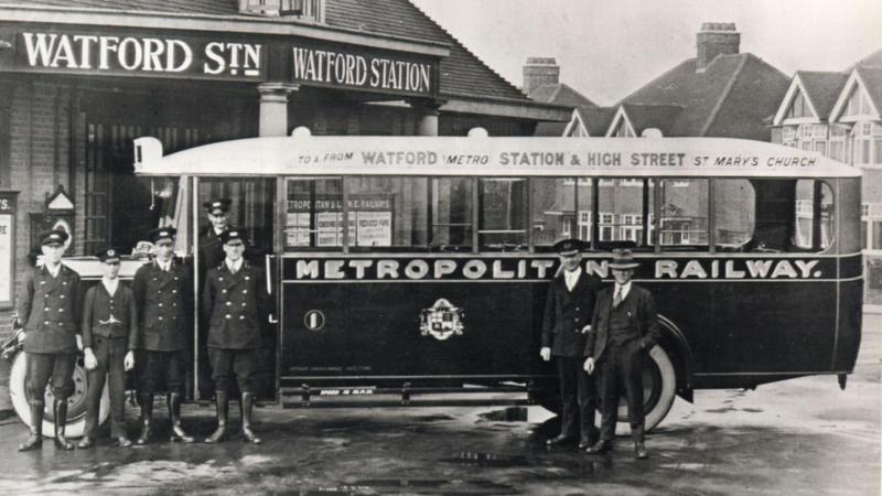 Croxley and Watford stations celebrate 100 years since opening - BBC News