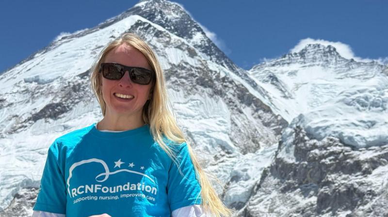 'Nursing has given me the strength to take on Everest' - BBC News