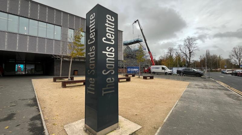 The Sands Centre in Carlisle to be shut until June over delays - BBC News