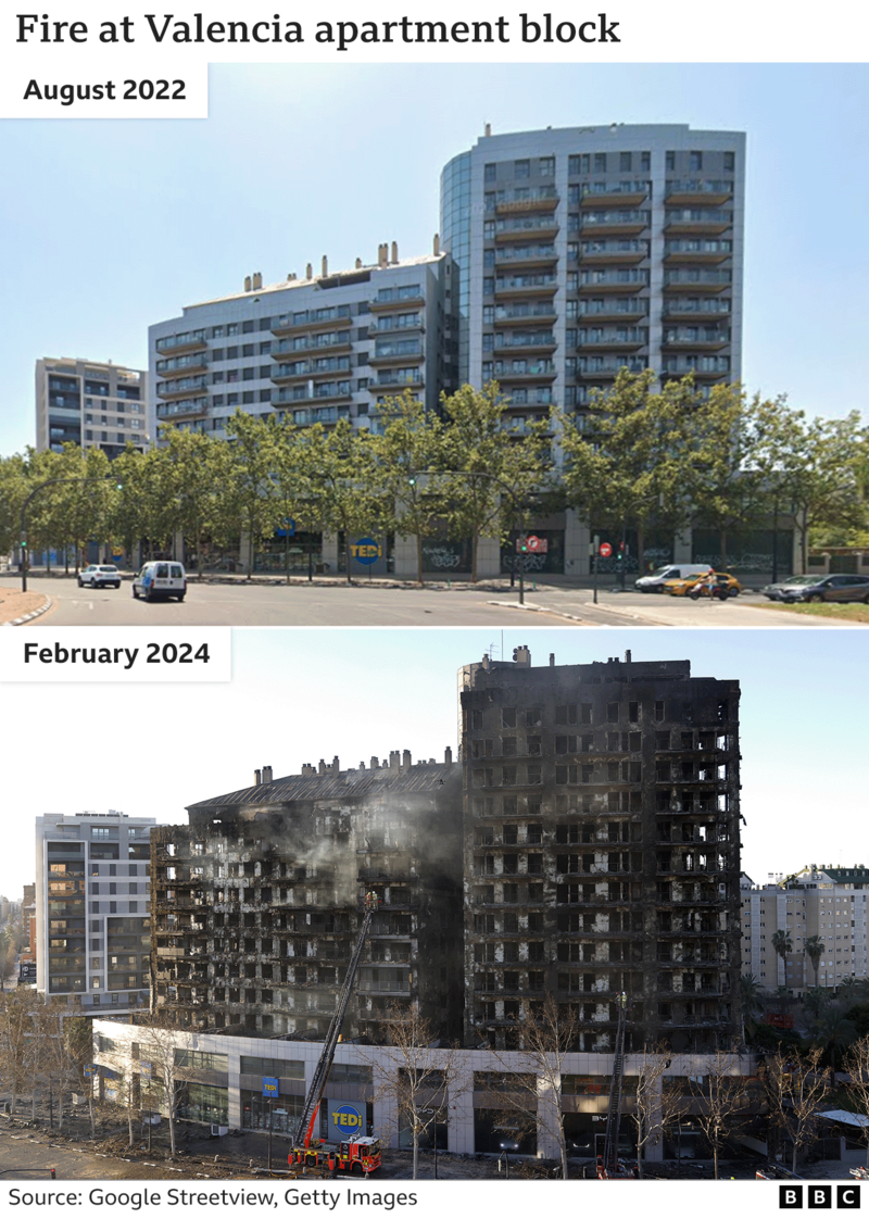 At least five killed as blaze engulfs apartment blocks in Spain's ...
