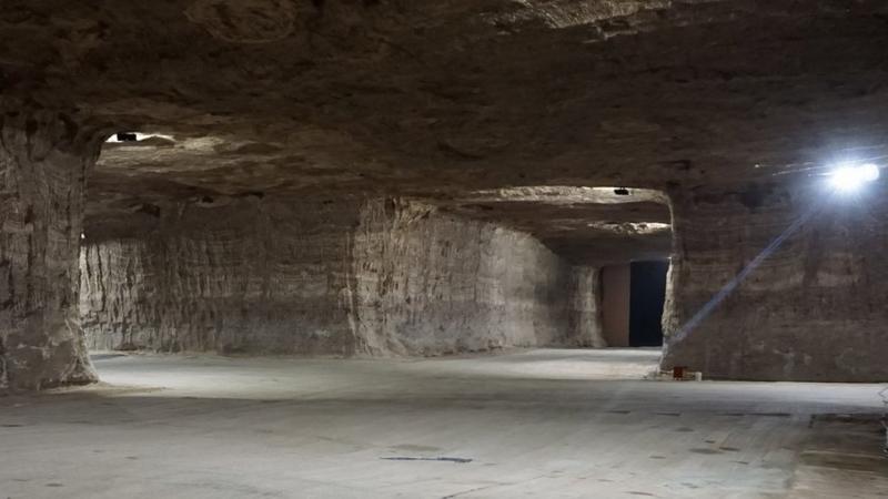 Inside the UK's largest salt mine - BBC News