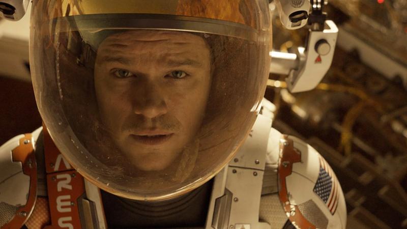 The Martian rockets to top of North American film chart - BBC News