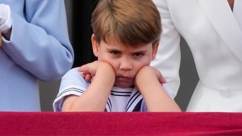 Prince Louis' fifth birthday marked by wheelbarrow photo - BBC News