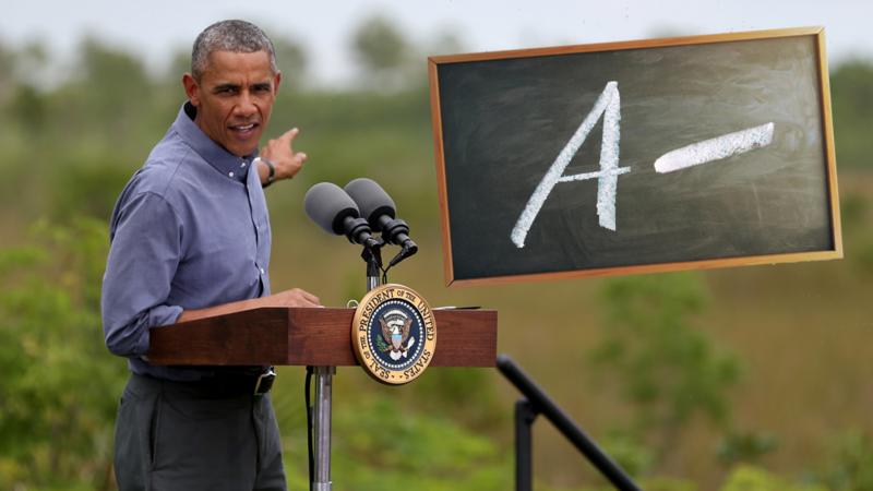 What marks does Obama's presidency deserve? - BBC News