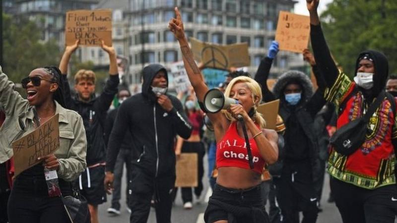 George Floyd death: Thousands turn out for UK anti-racism protests ...