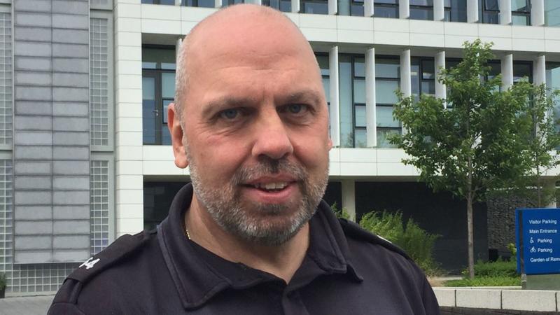 One Love Manchester: Dancing policeman captures spirit of city - BBC News