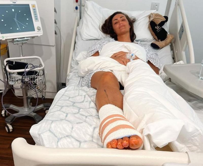 Gladiators star Comet says injury proves show is tough - BBC News