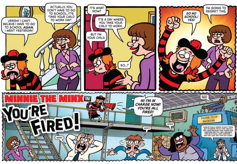 Minnie the Minx: Beano character marks 70th anniversary - BBC News