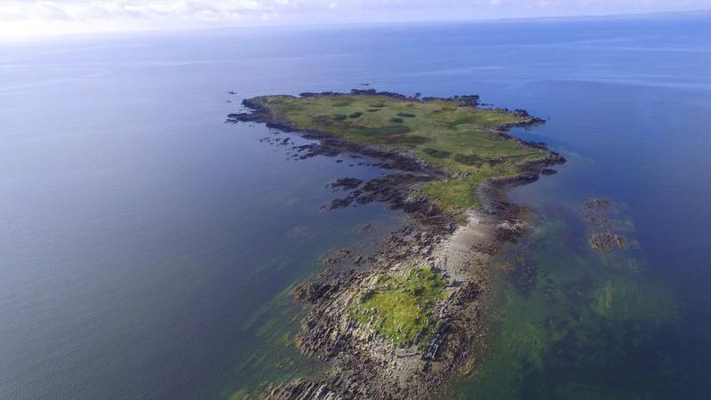 Small uninhabited Scottish island up for sale - BBC News