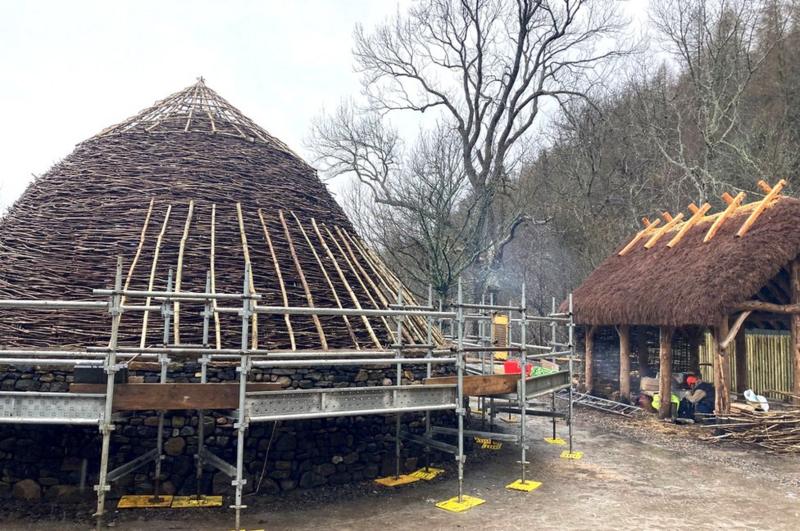 Crannog Centre rises from the ashes three years after fire - BBC News