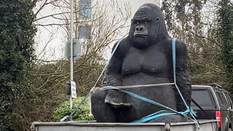 Gary the Gorilla: Giant ape statue has been found... sort of - BBC ...