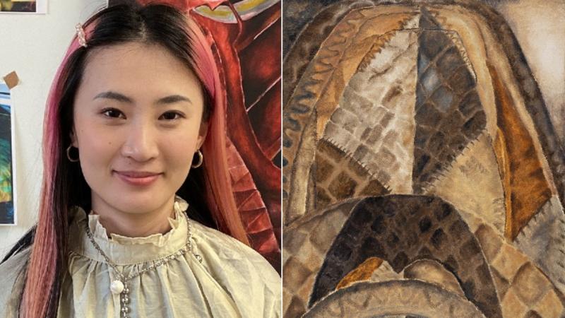 Graham Crowley wins John Moores Painting Prize with 10th entry - BBC News