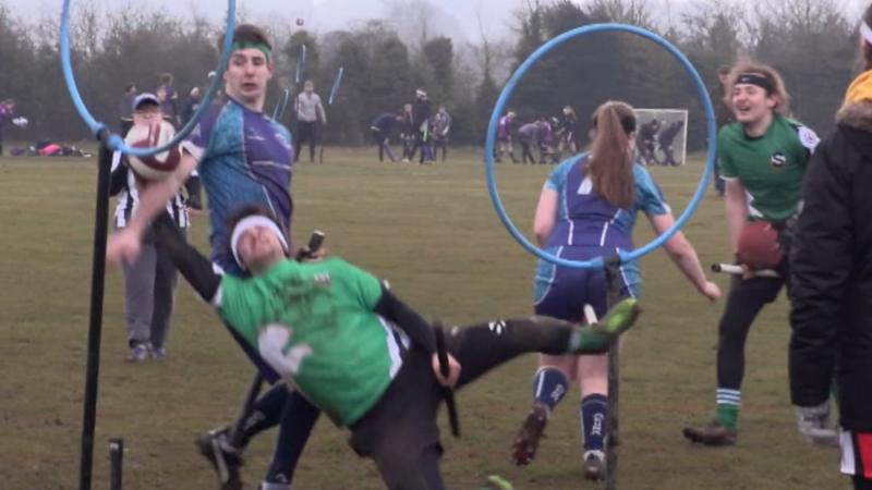 Harry Potter: Quidditch renamed to Quadball over JK Rowling link - BBC News