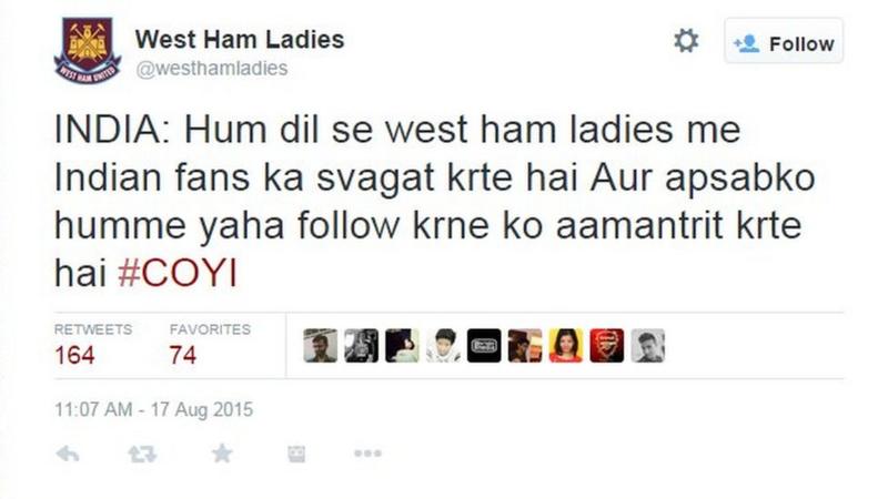 West Ham's Aditi Chauhan becomes India's first woman to play in England ...