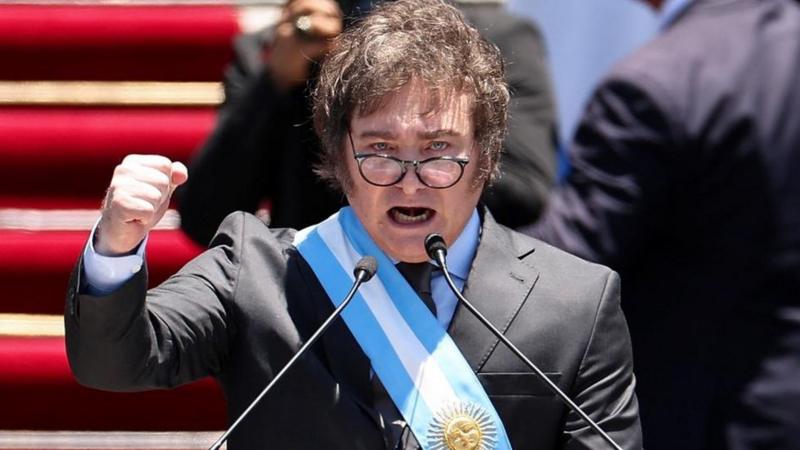 Argentina peso: Milei begins 'shock therapy' by devaluing currency - BBC News