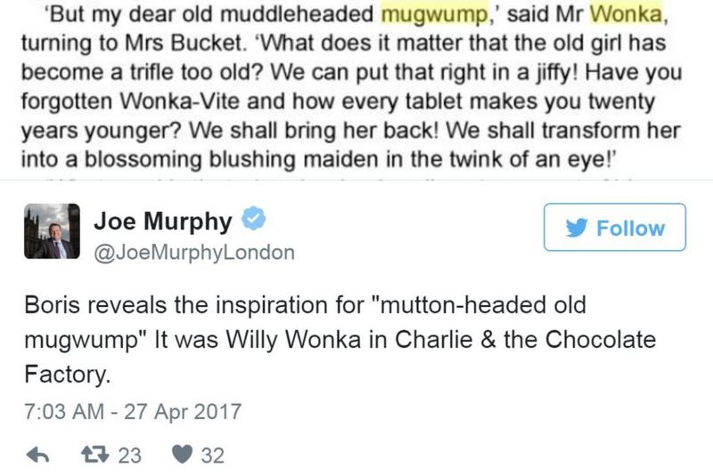 Mugwump mania and memes take over Twitter - BBC News