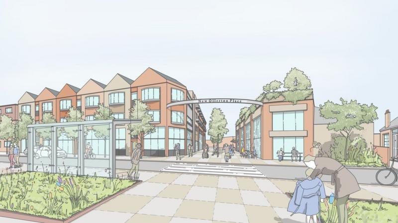 Ollerton: Regeneration plans for town centre revealed - BBC News